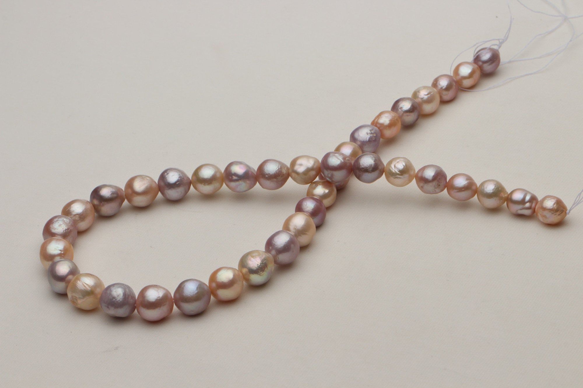 Collar de perlas barroca de 8-12 mm perlas mixtas de color | Etsy