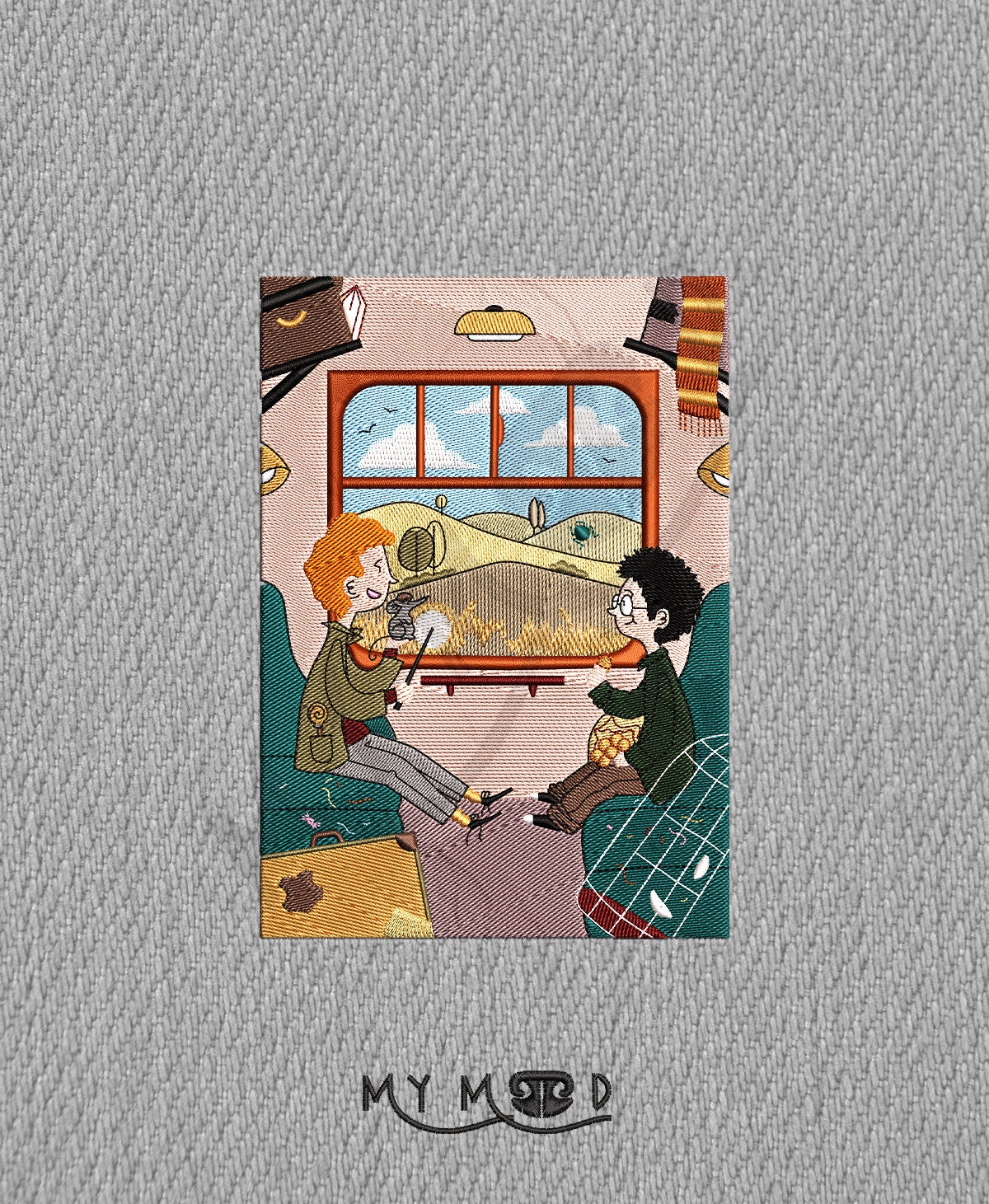 Wizard Boys Wang Magic School Train Digitize Digital Machine Embroidery ...