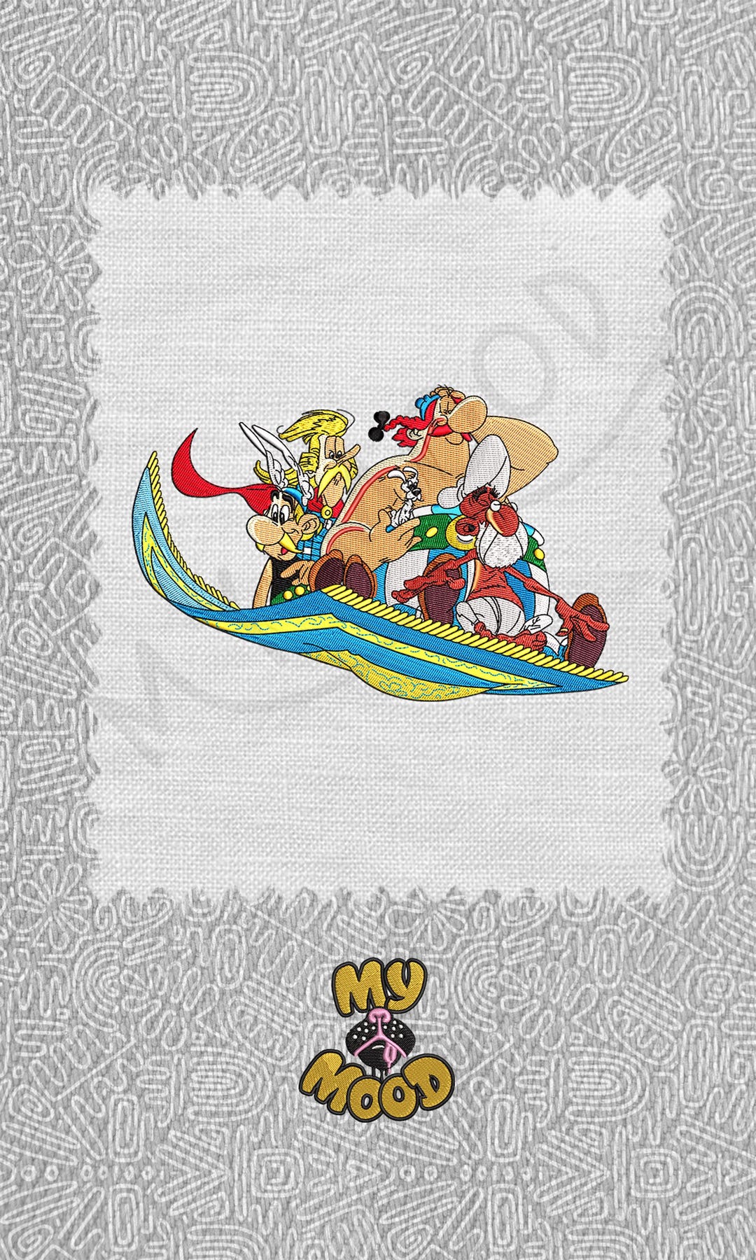 Magic Carpet Machine Embroidery Design Instant Download 13 Formats Size ...