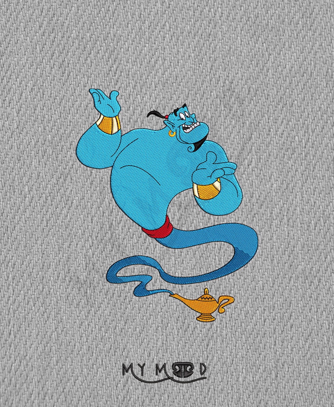 Aladdin Genie Lamp Wishes Digitize Digital Machine Embroidery Design ...