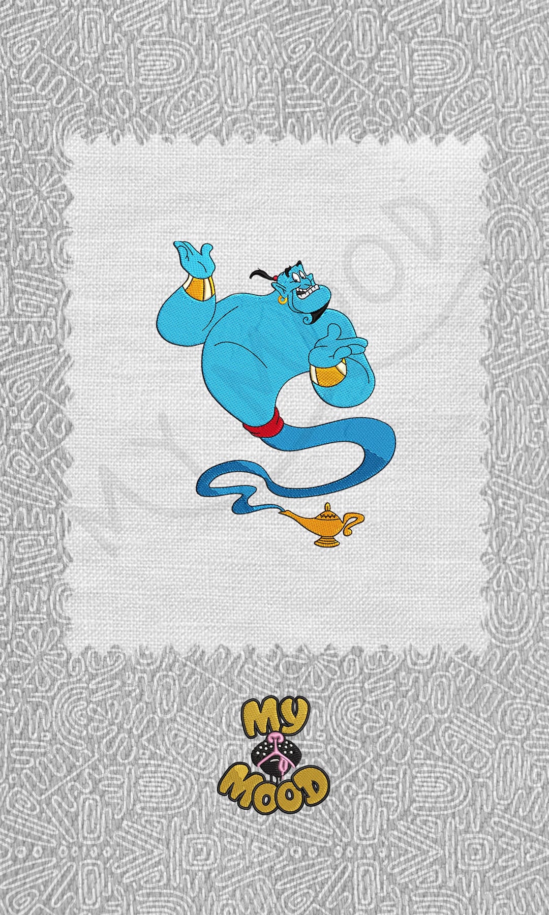 Aladdin Genie Lamp Wishes Digitize Digital Machine Embroidery Design ...