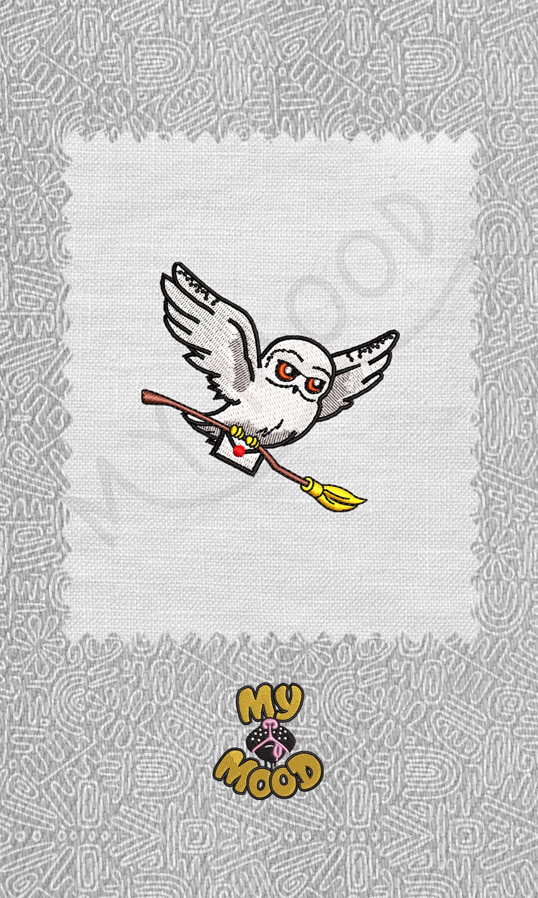 Owl, Mail Animal for Wizards Digital Machine Embroidery Design Pattern ...