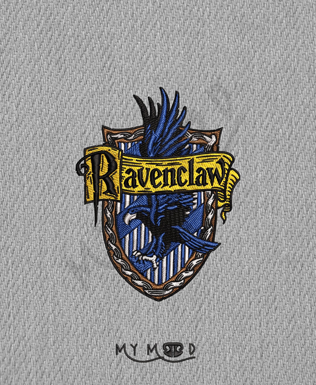 College Badge House Digitize Digital Machine Embroidery Design Pattern ...