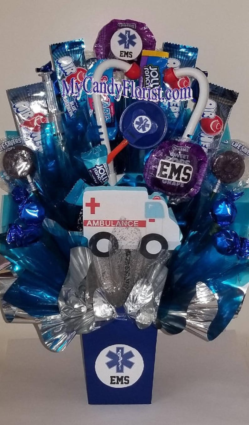 PARAMEDIC EMT EMS Candy Bouquet Perfect Gift of - Etsy