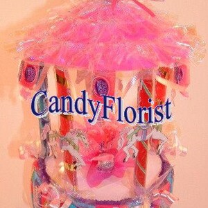 CANDY CAROUSEL DIY Centerpiece Instructions for Small & Jumbo Carousel ...