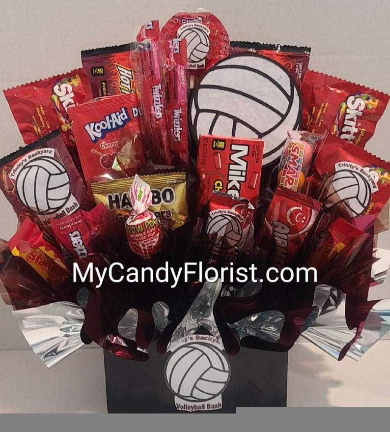 VOLLEYBALL Candy Bouquet! Perfect Gift for a Team Member, Get Well ...