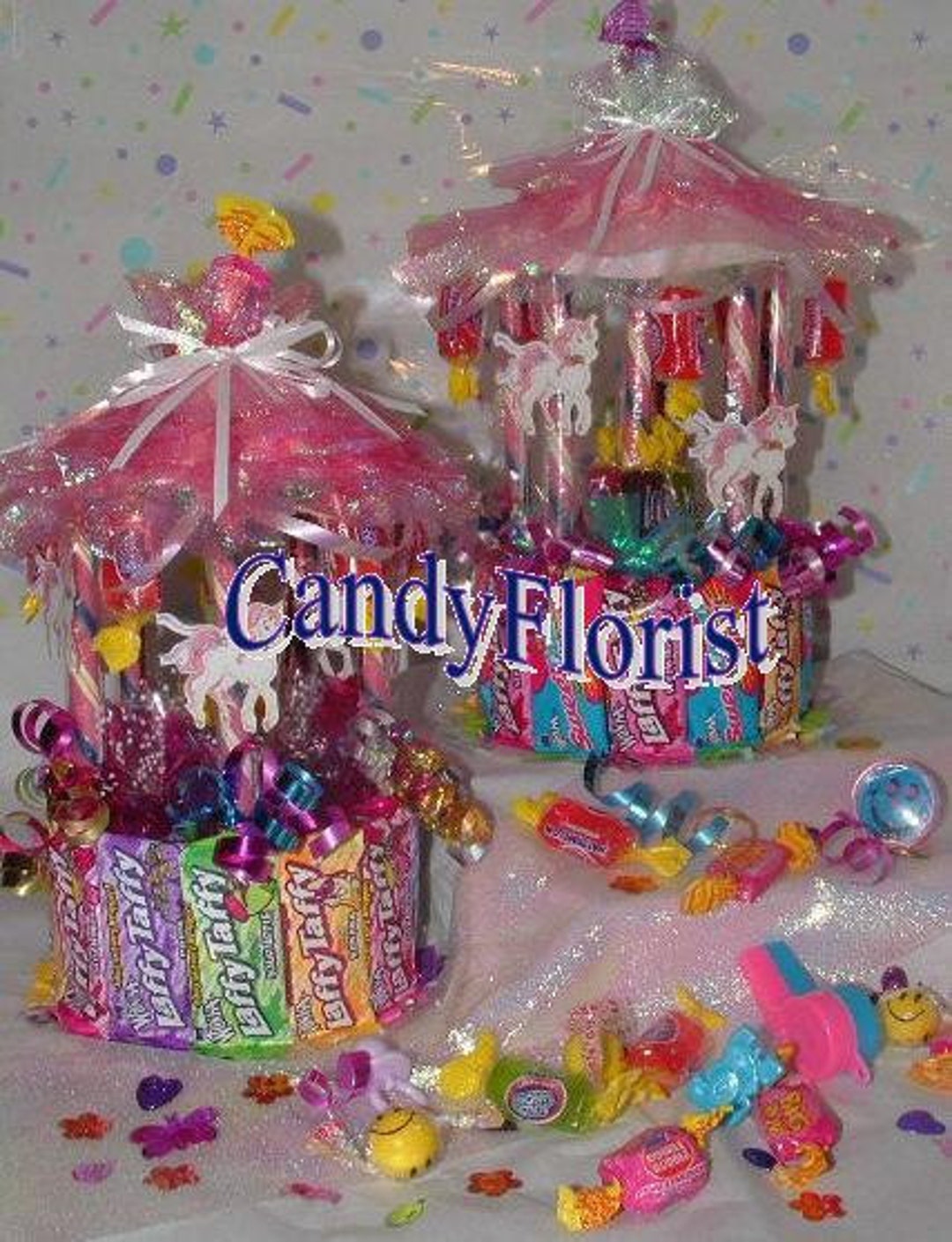 2 Candy CAROUSEL Diy's 45% off Now Small and Jumbo Carousels, PDF Step ...