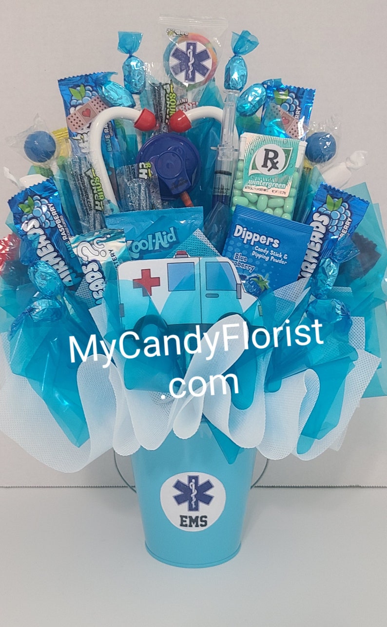 PARAMEDIC EMT EMS Candy Bouquet Perfect Gift of | Etsy