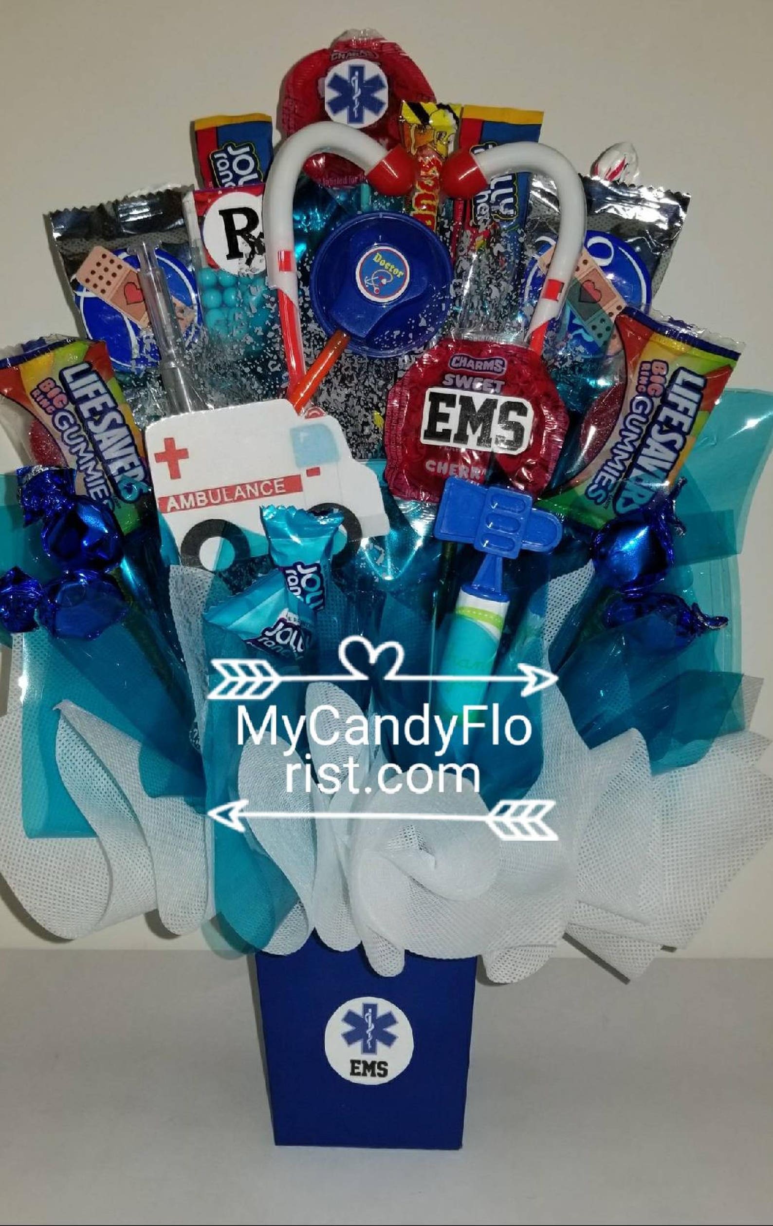 PARAMEDIC EMT EMS Candy Bouquet Perfect Gift of | Etsy