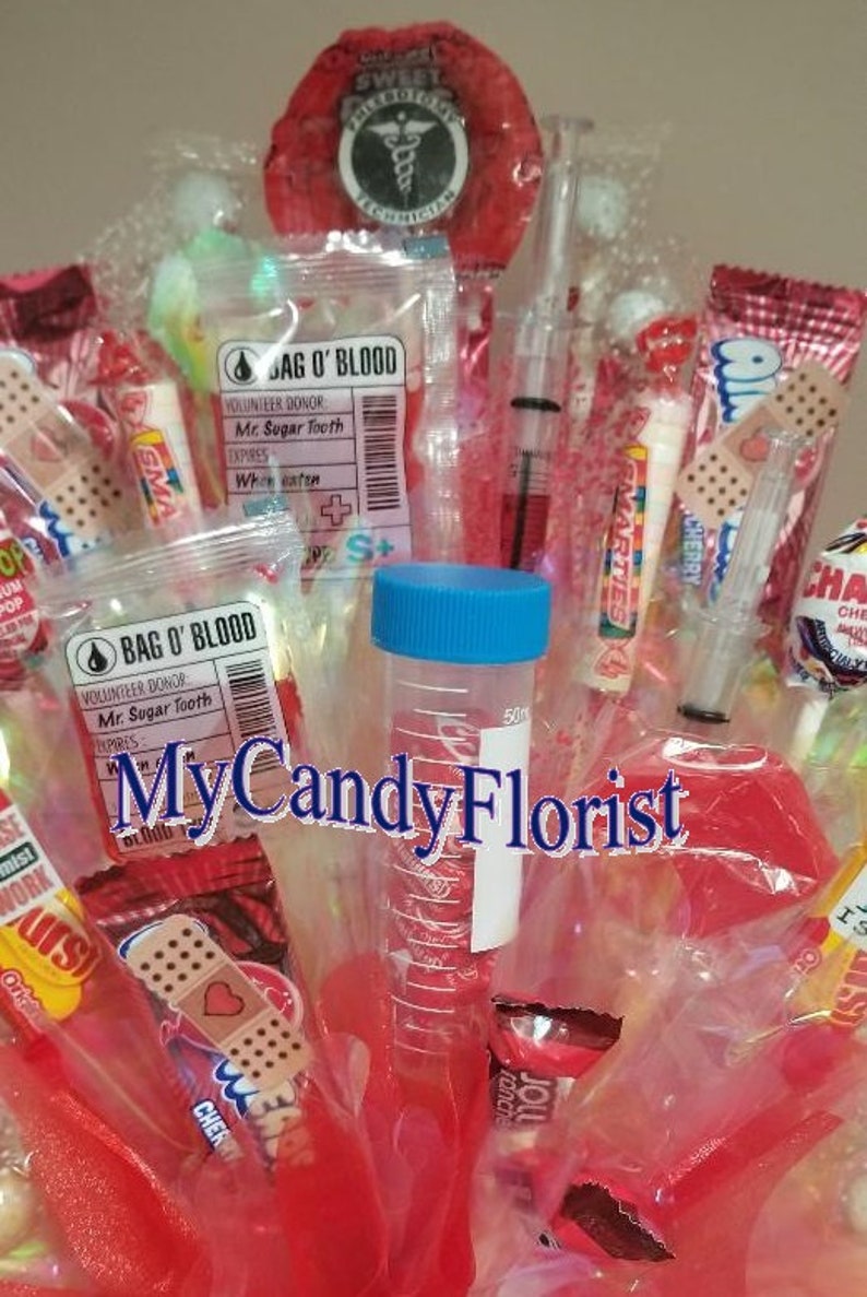 PHLEBOTOMIST Candy Bouquet / Medical Gift Birthday Grad | Etsy