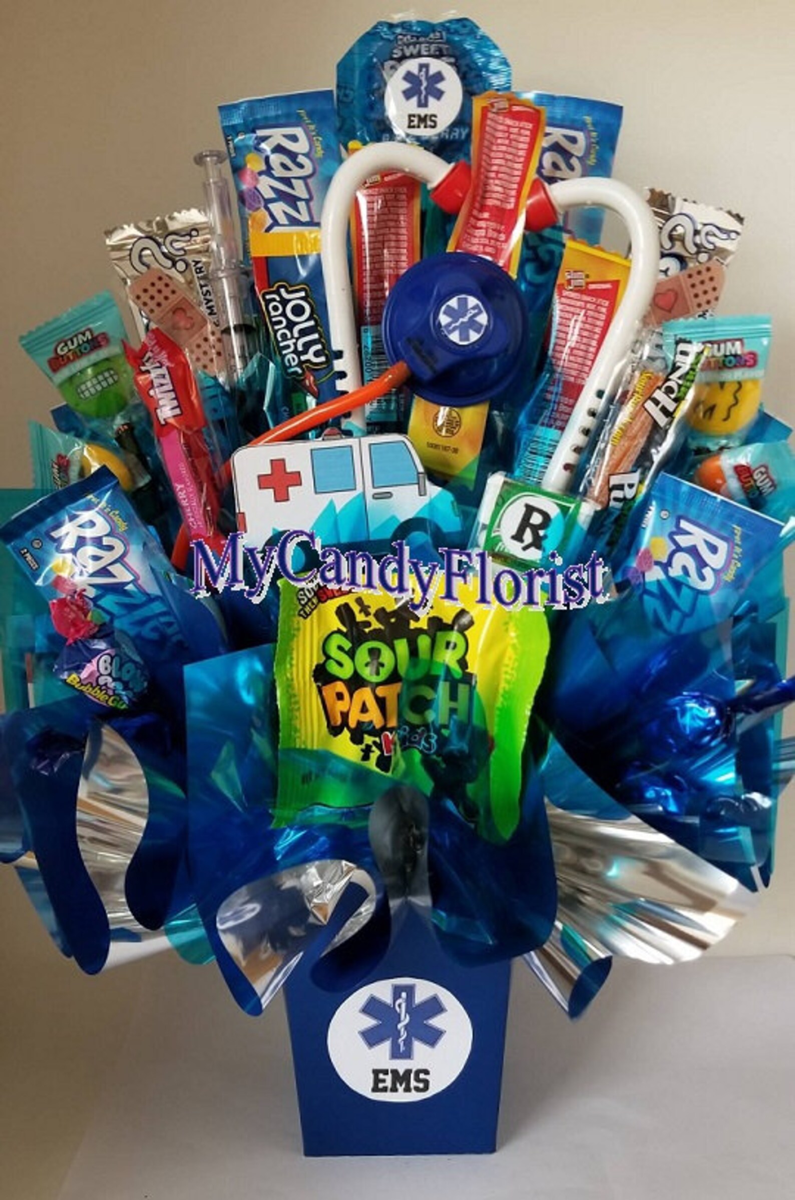 PARAMEDIC EMT EMS Candy Bouquet Perfect Gift of | Etsy