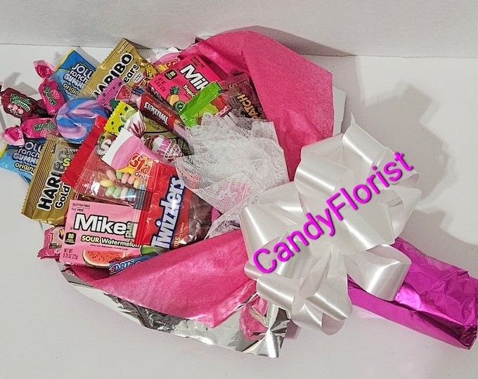 Candy Bouquet, Dance Recital, Cheer, Candy Presentation, Wrapped Candy ...