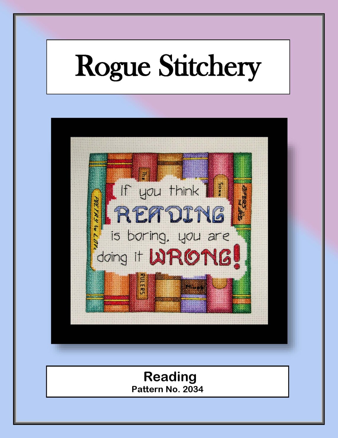 Cross Stitch Pattern Reading Cross Stitch Books Cross - Etsy
