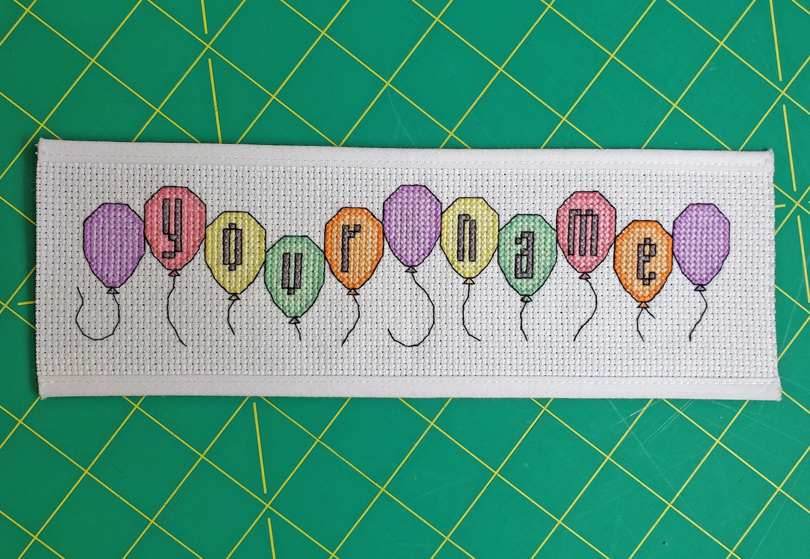 Balloons - Cross Stitch Pattern - Personalize Download Printable - Add ...