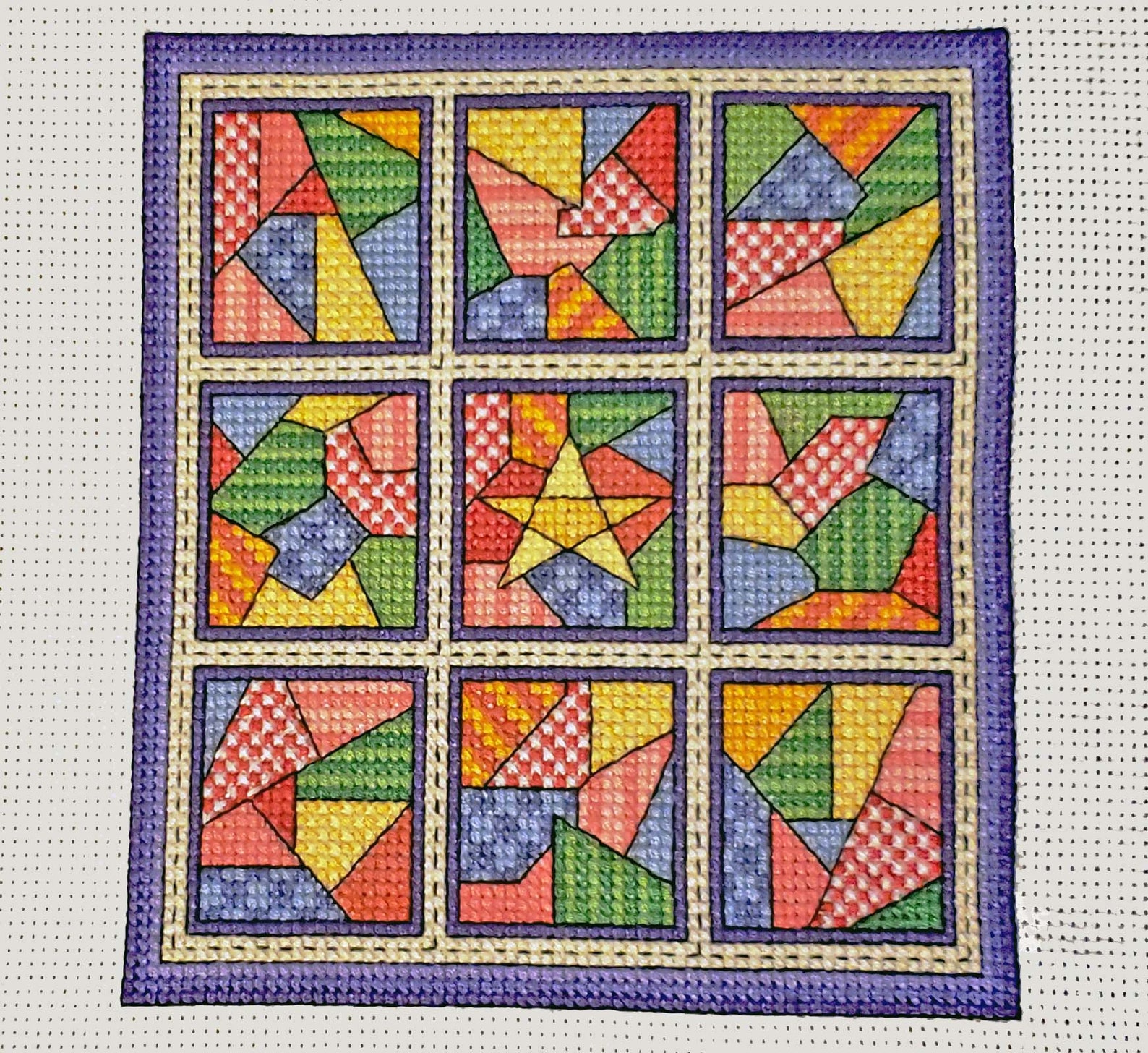 Quilt Blocks 14 / Patchwork Cross Stitch Pattern for - Etsy