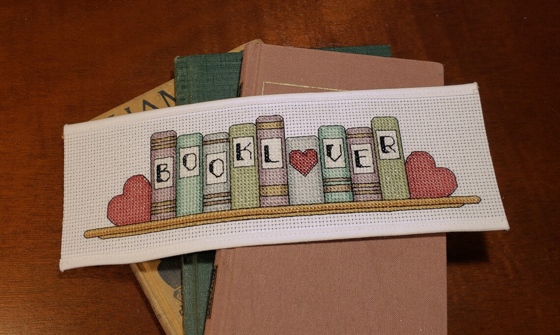 Book Lover Cross Stitch Bookmark Pattern / Cross Stitch - Etsy