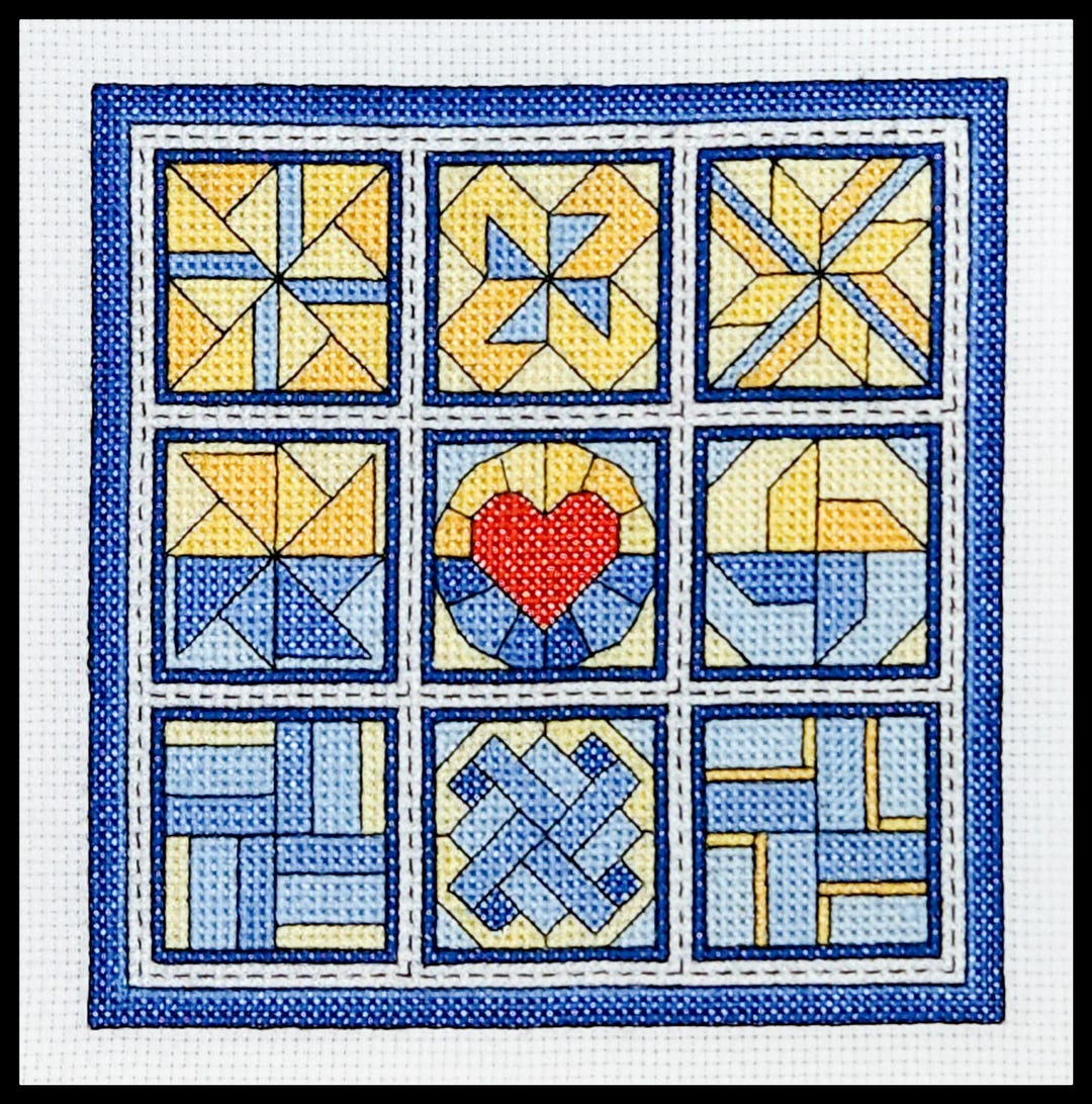 Resilience Quilt Block Cross Stitch Pattern (digital Download) - Etsy