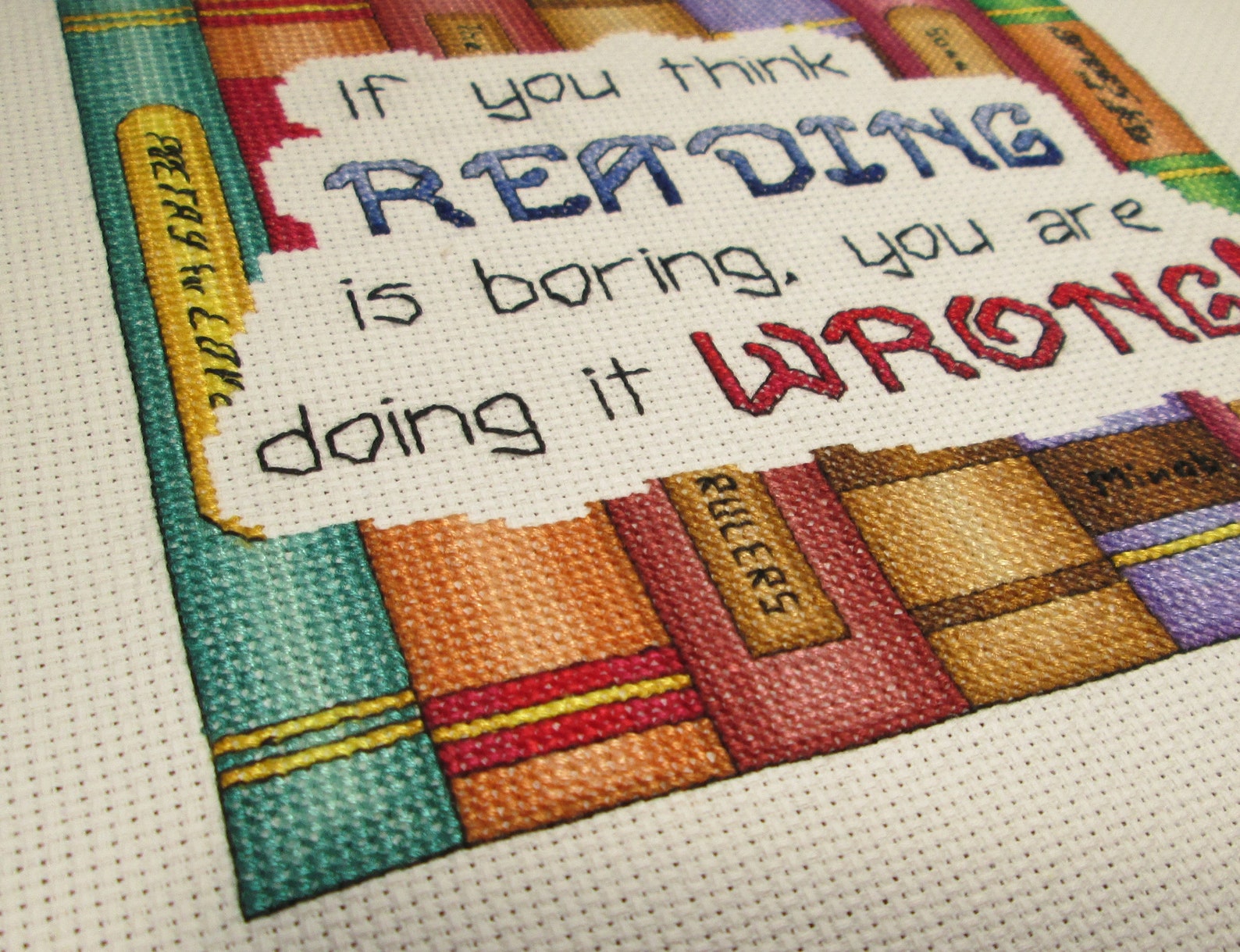 Cross Stitch Pattern Reading Cross Stitch Books Cross - Etsy