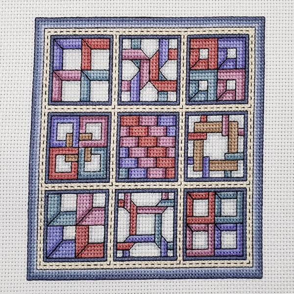 Cross Stitch Quilt Blocks - Etsy