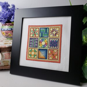 County Fair Quilt Block Cross Stitch Pattern (digital Download) - Etsy