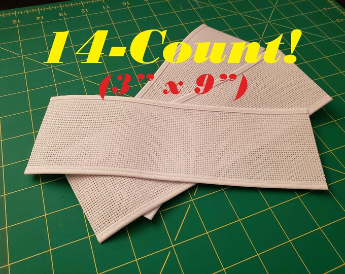 Cross Stitch Bookmarks 3-pack / Aida Bookmark / 14 Count Aida ...