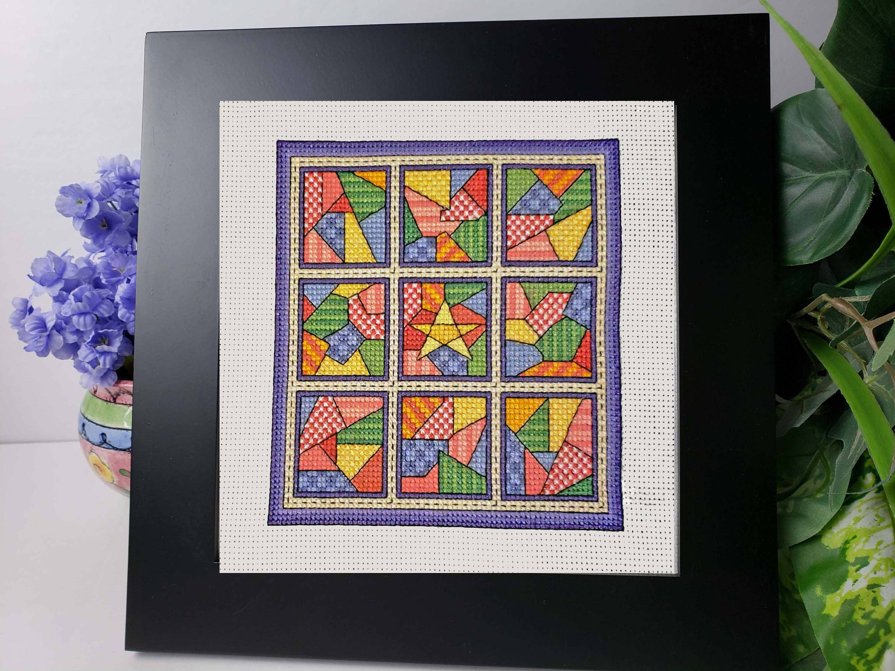 Quilt Blocks 14 / Patchwork Cross Stitch Pattern for - Etsy