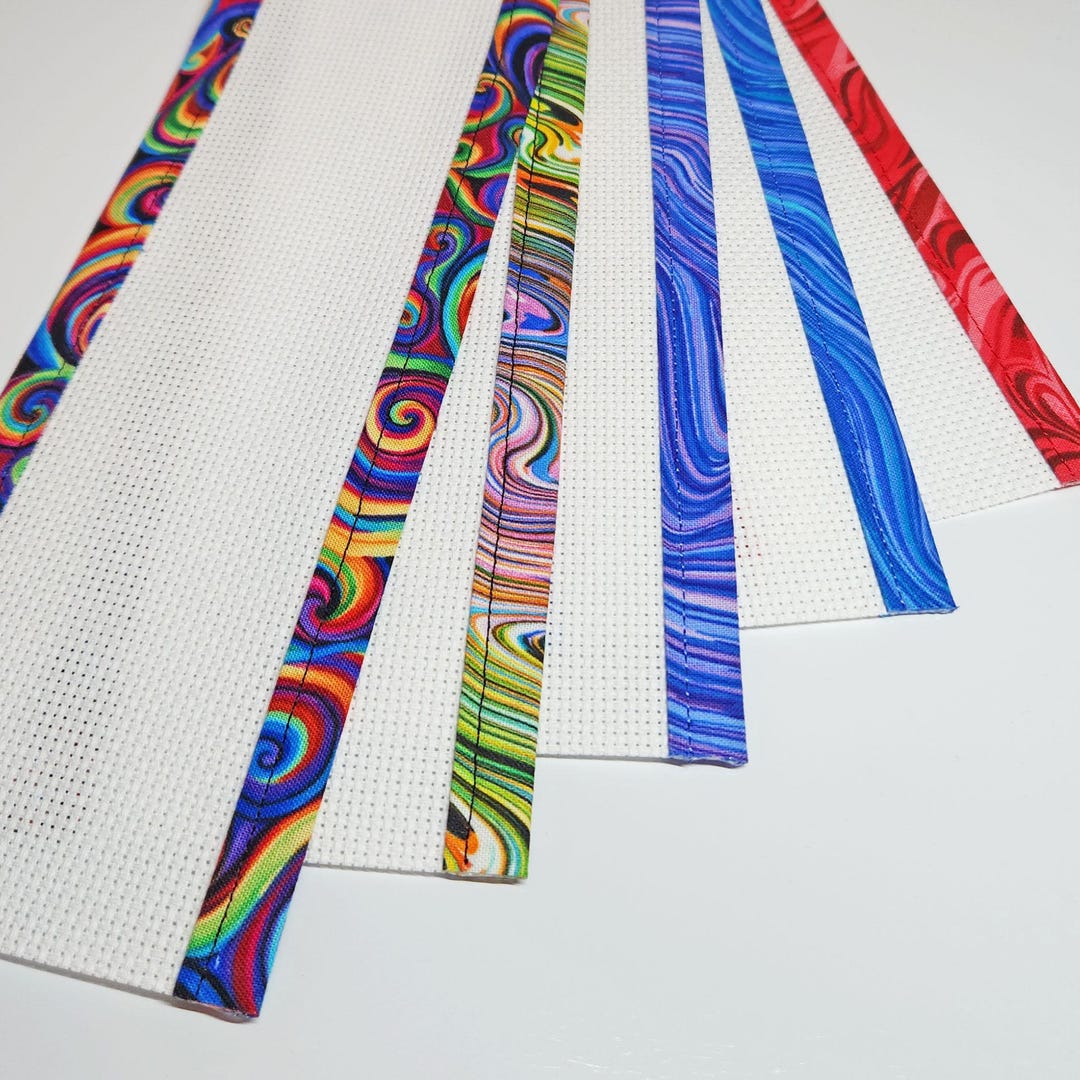 Paints Custom Trimmed Bookmark - 14 Count or 18 Count Aida for Cross ...