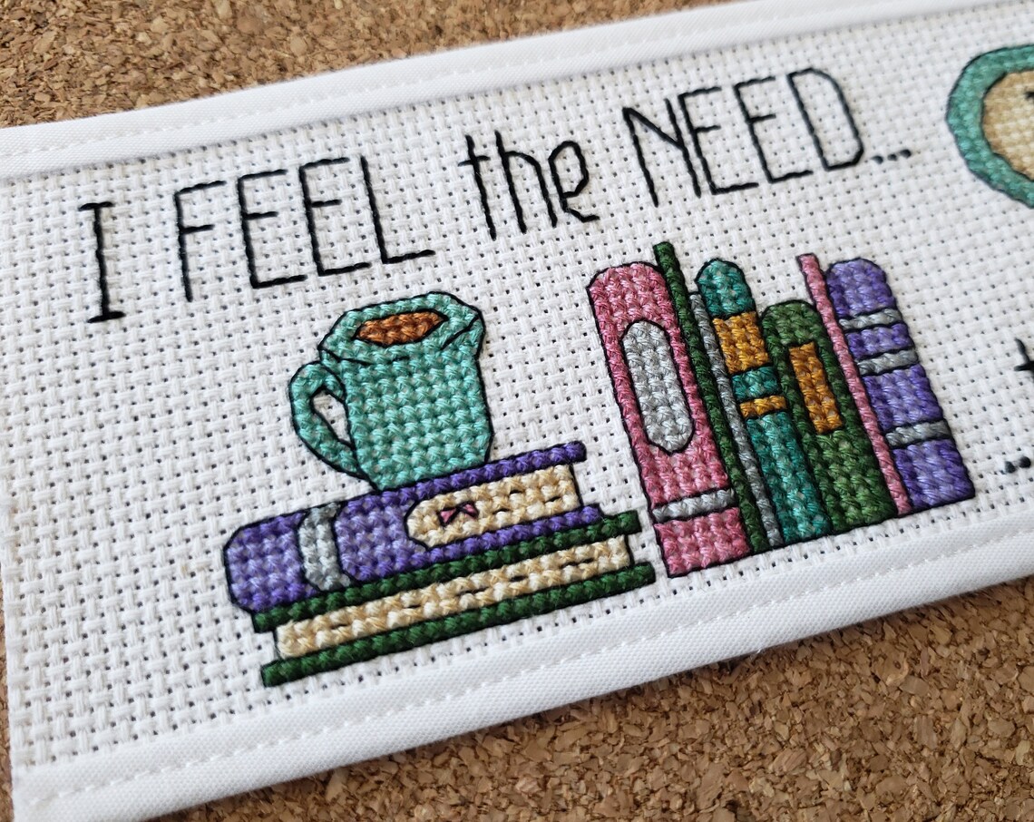 Need to Read Cross Stitch Pattern Digital Download for Book | Etsy