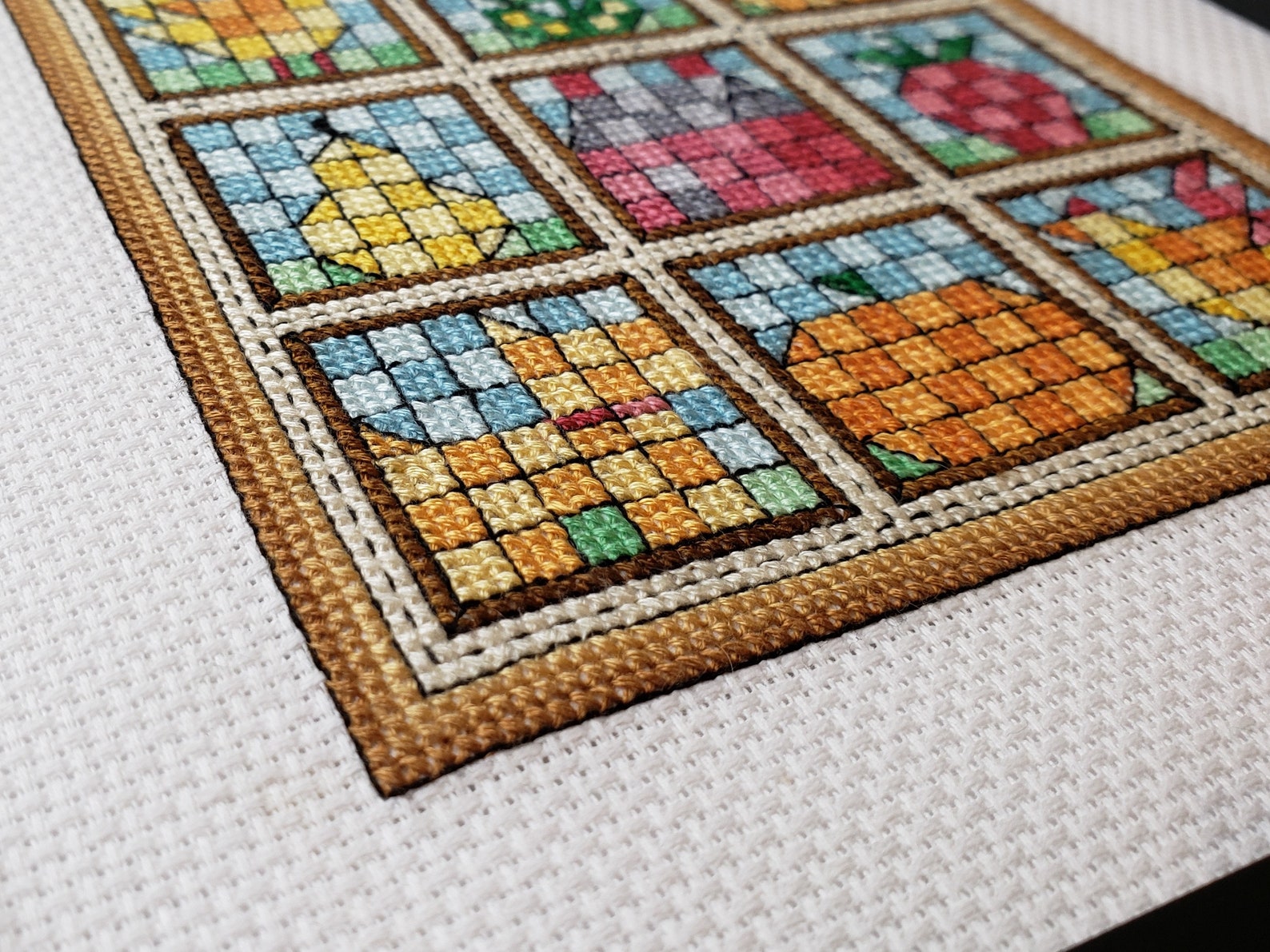 Cross Stitch Pattern of Quilt Blocks Farm Yard Quilt Cross - Etsy