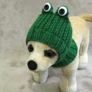Pet Clothes Apparel Outfit Crochet Halloween Costume Frog Hat for Small ...