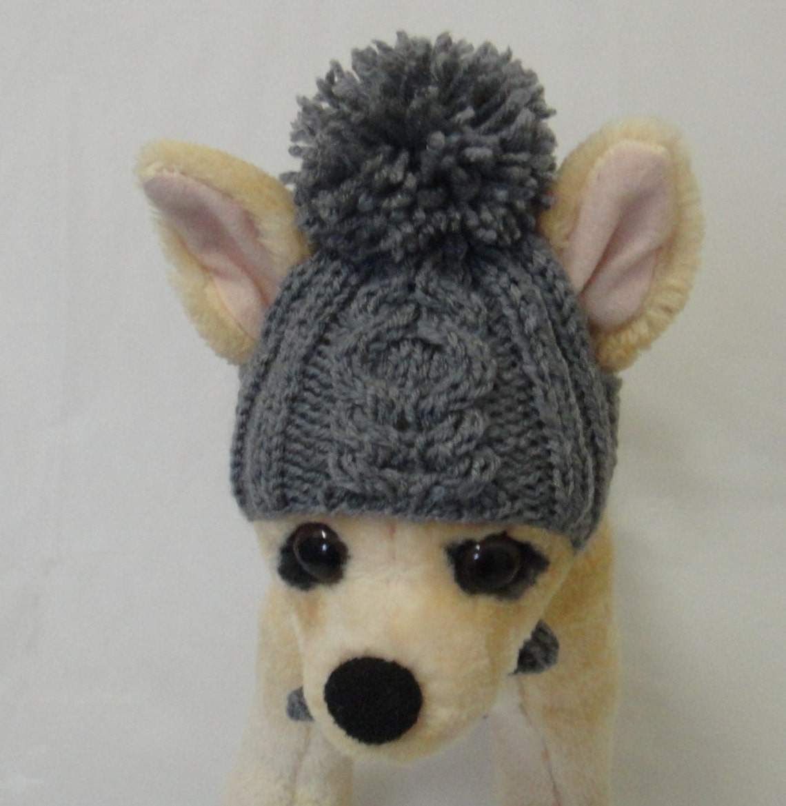 Pet Clothes Hat for Small Dog Hand Knitted Hat With Pom Pom | Etsy