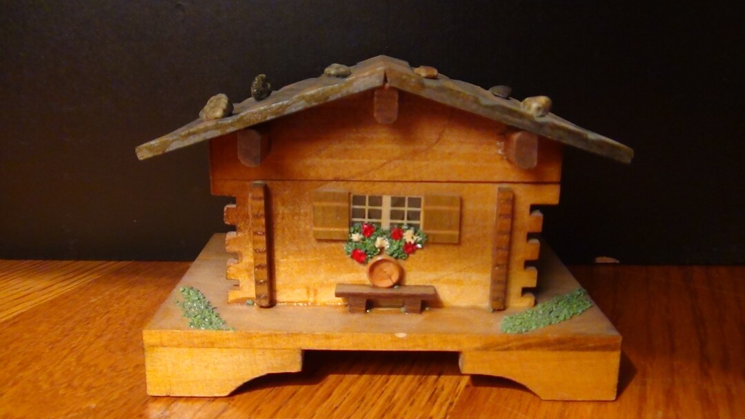 Vintage Cuendet Music Box, Reuge Movement "the Happy Wanderer" - Etsy