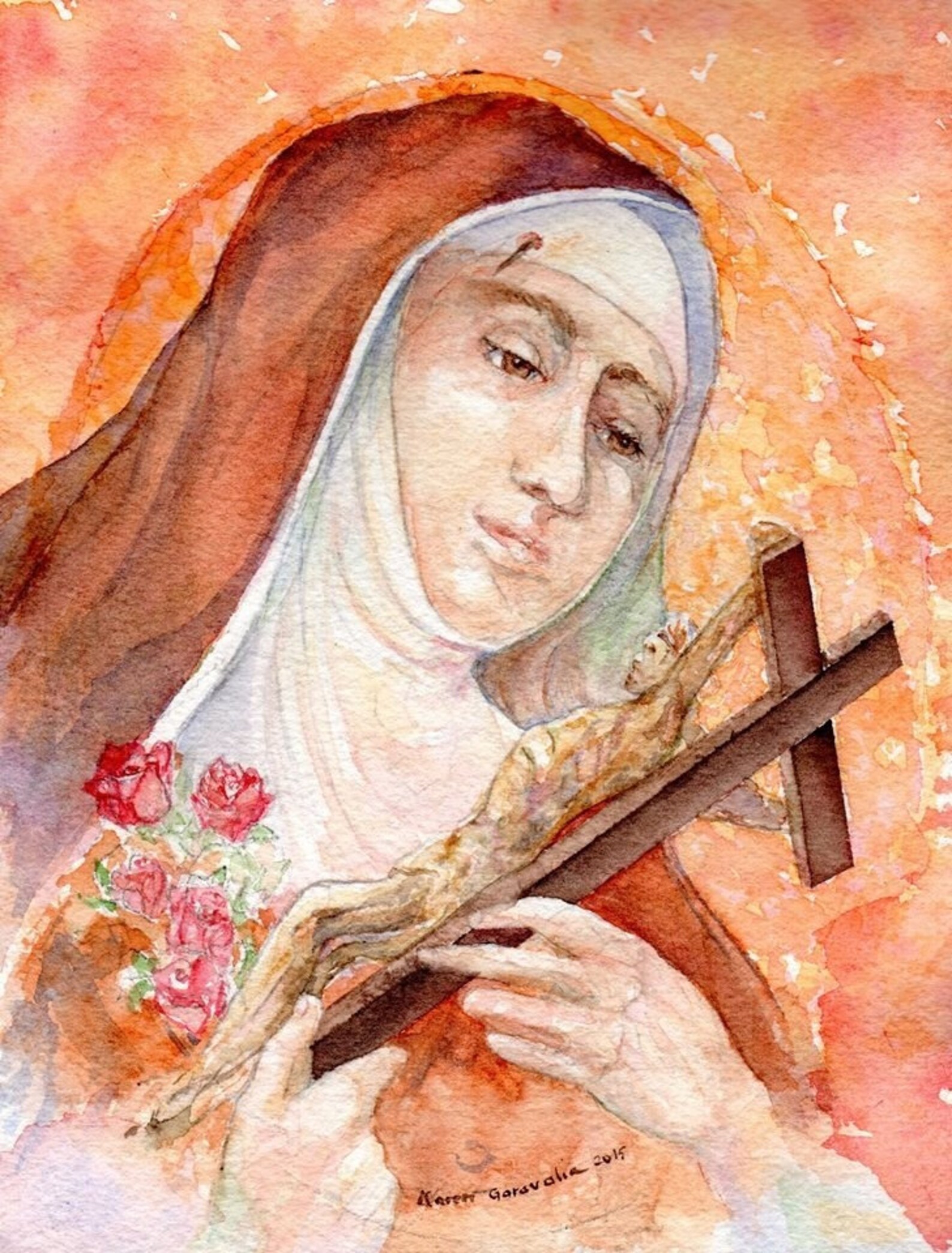 Saint Rita 5x7 Giclee Print - Etsy