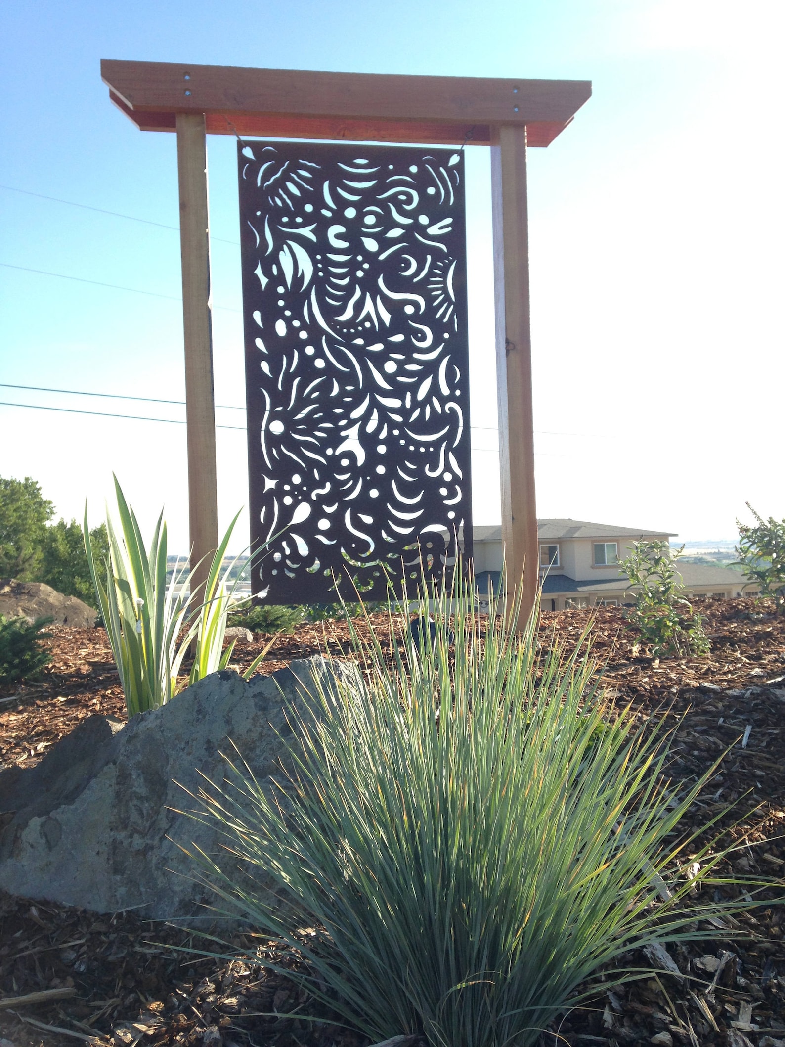 Swirl Privacy Screen - Etsy