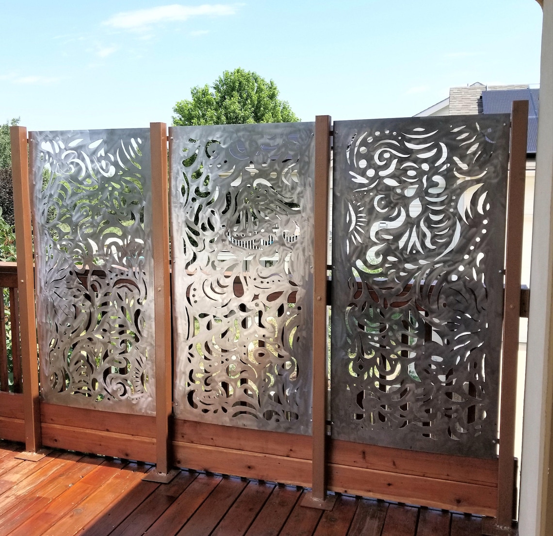 Swirl Privacy Screen - Etsy Canada