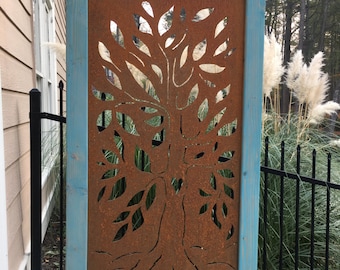 Tree of Life-privacy Screen - Etsy