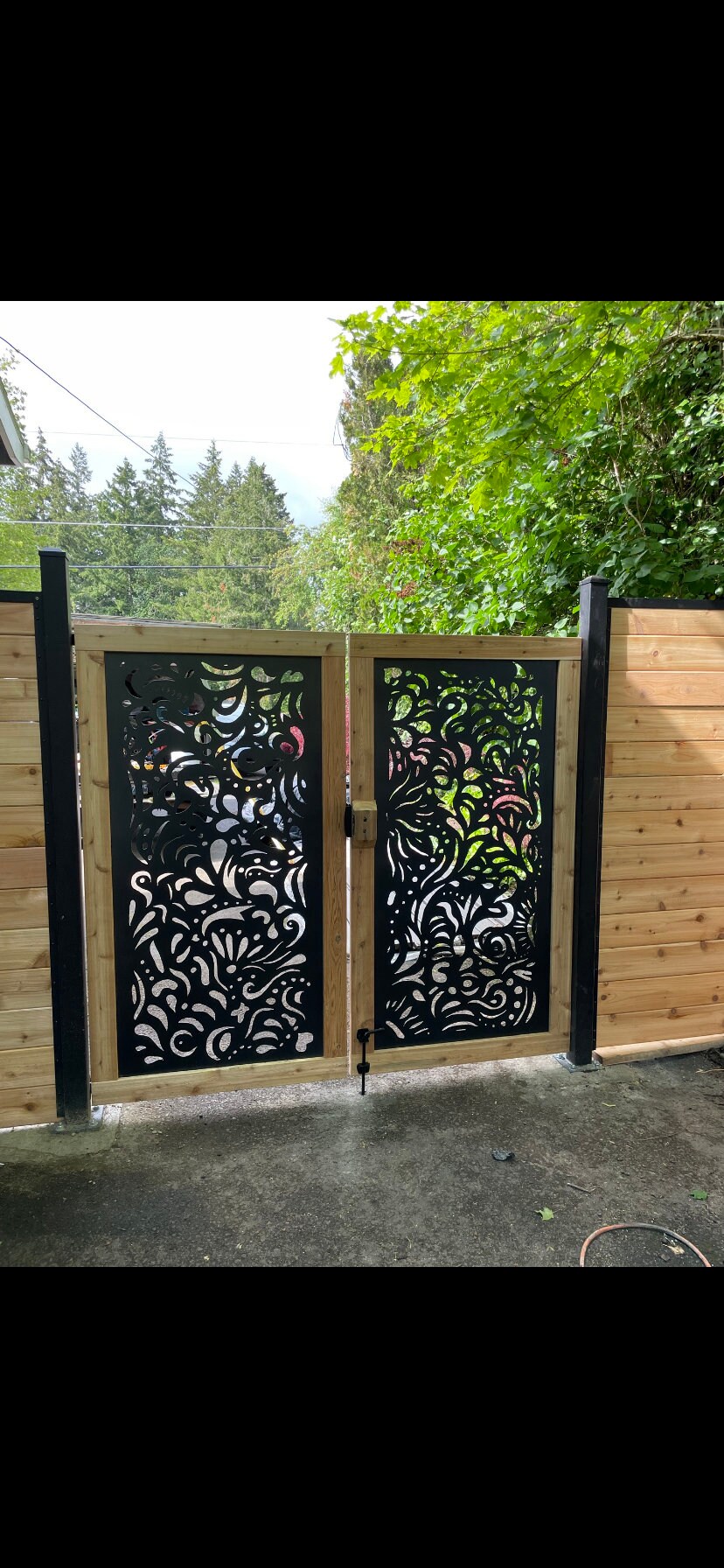 Swirl Privacy Screen - Etsy