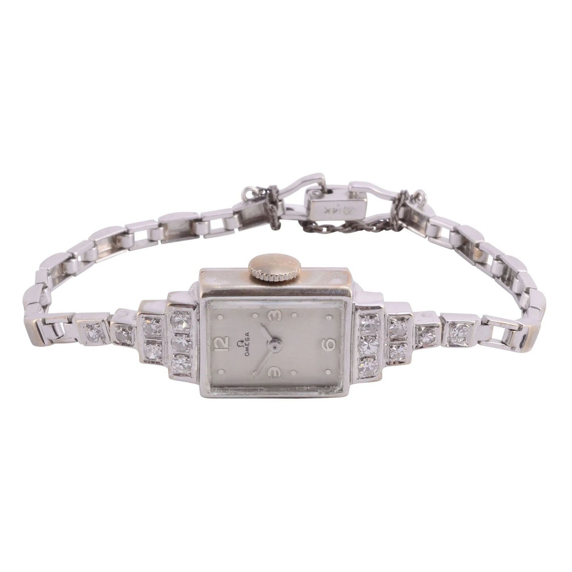 Omega Diamond Ladies Wrist Watch - Etsy