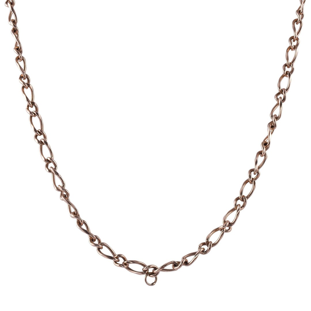 30 Inch 14K Gold Chain Figaro Necklace - Etsy
