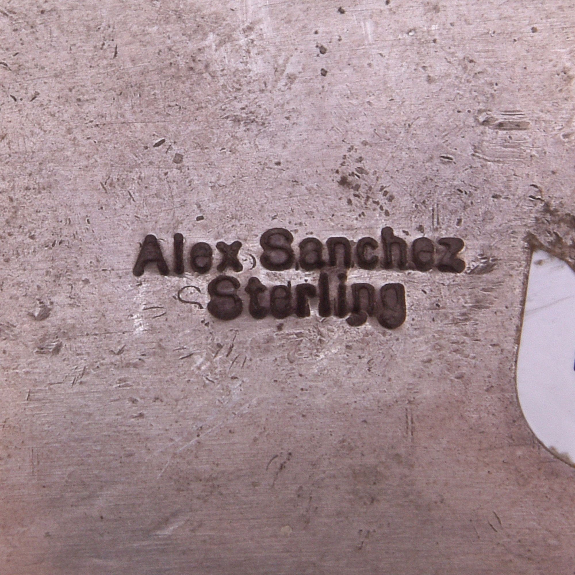 Zuni Navajo Alex Sanchez Kingman Turquoise Sterling Silver - Etsy