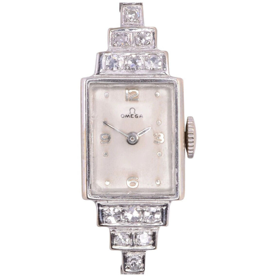 Omega Diamond Ladies Wrist Watch - Etsy