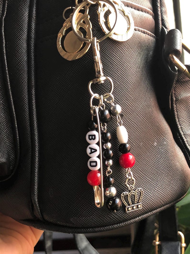 Michael Jackson "bad" Album Cover Inspired Carabiner Keychain, King of ...