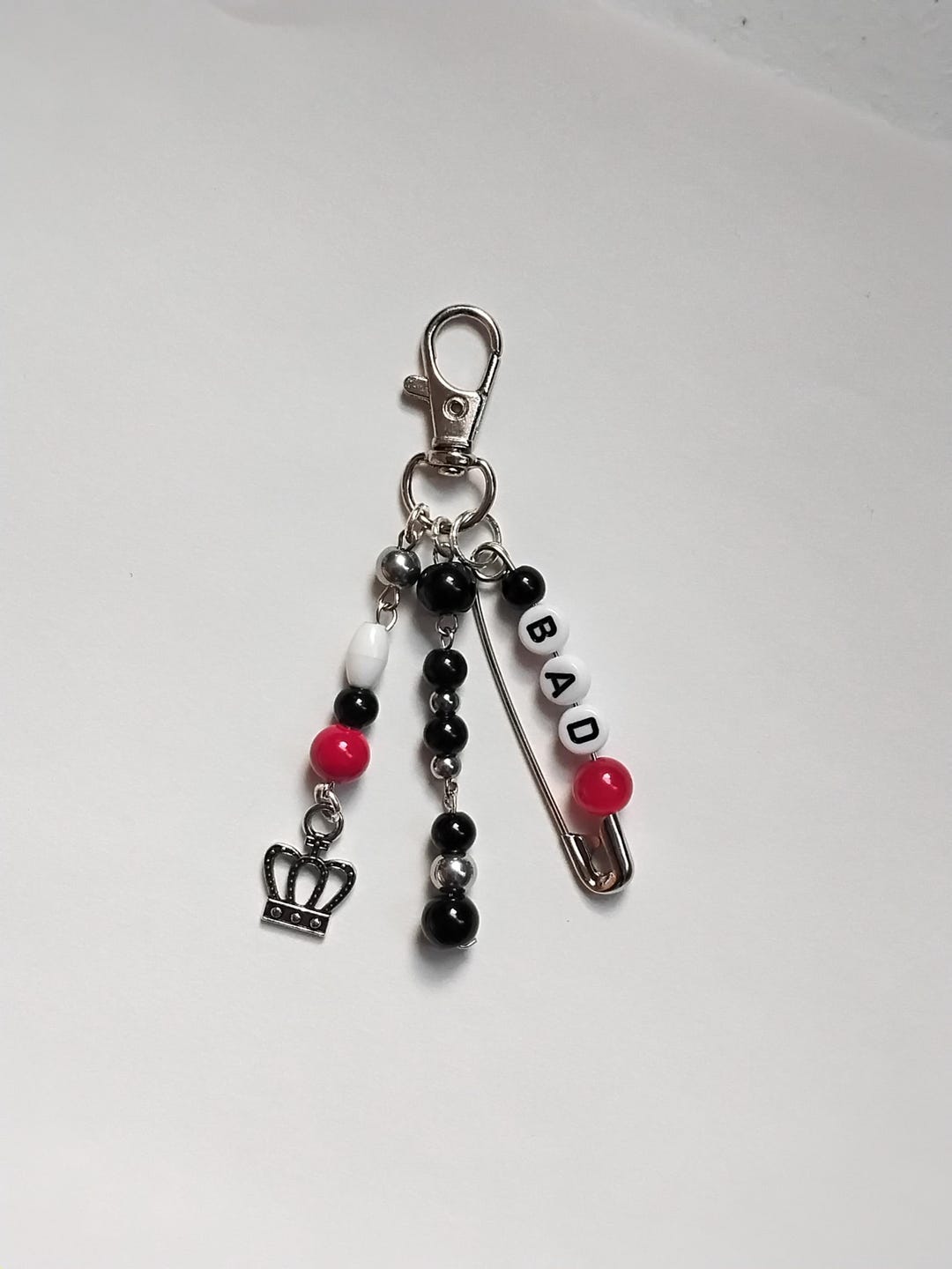 Michael Jackson "bad" Album Cover Inspired Keychain, King of Pop - Etsy