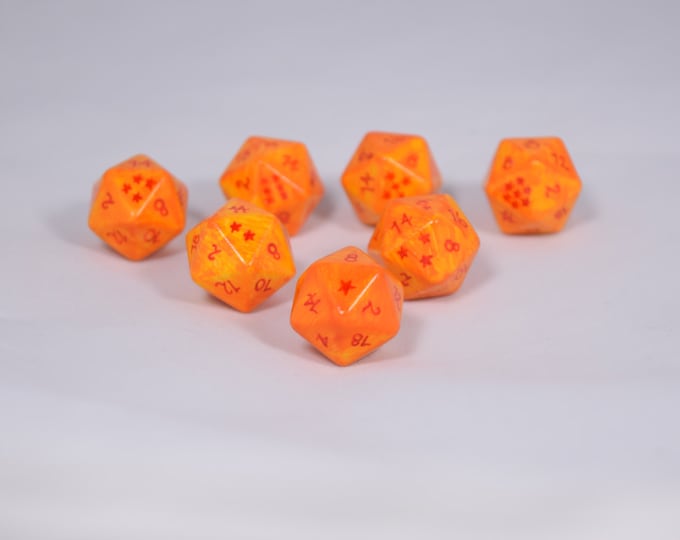Dragon Ball Dice Set - Etsy