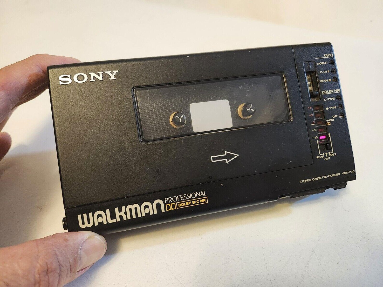Vintage Sony Walkman WM-3 Personal Cassette Tape Player Partially ...