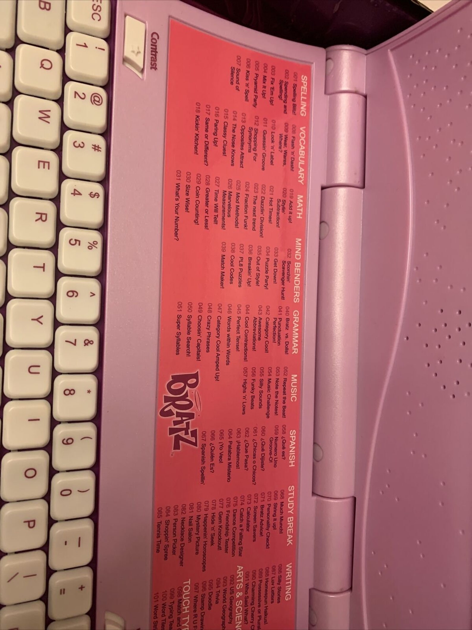 NEW Bratz Cyber Style Laptop Pink Learning Laptop Spelling | Etsy