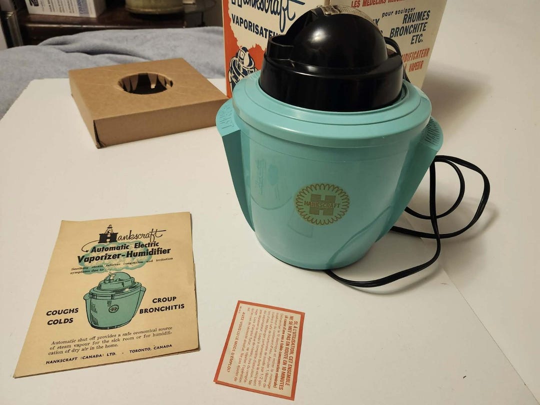 Vintage Hankscraft Automatic Vaporizer Humidifier Model 202-A in Box ...