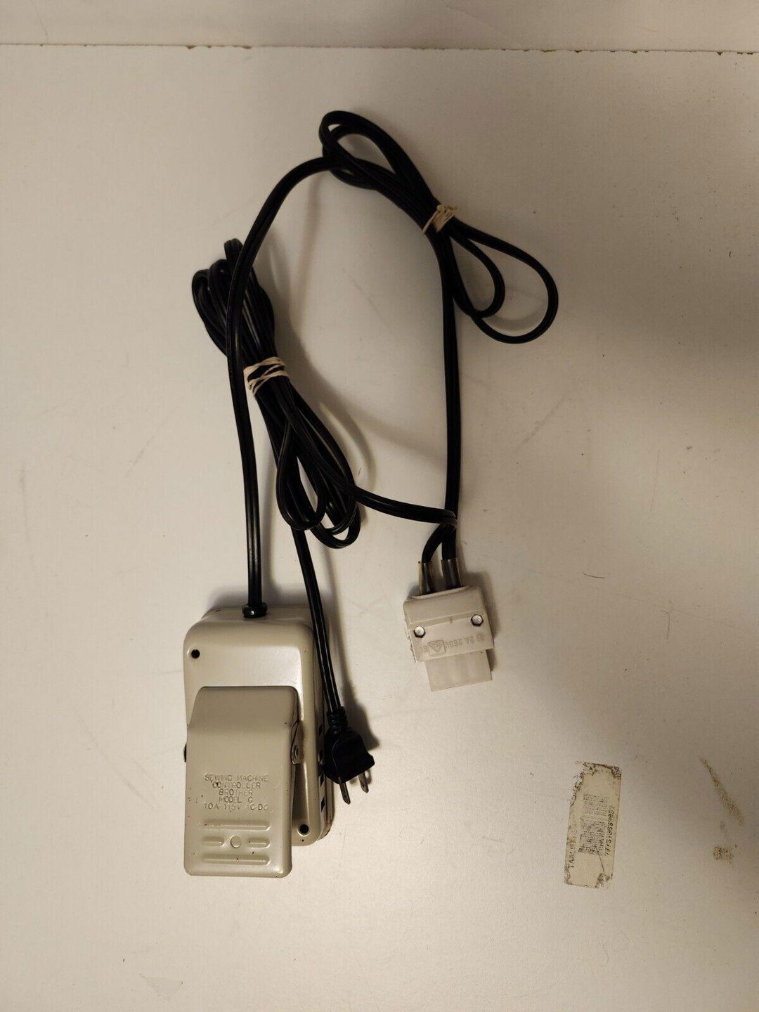 Brother Model G Sewing Machine Controller Foot Pedal 3-prong 1.0A-115V ...