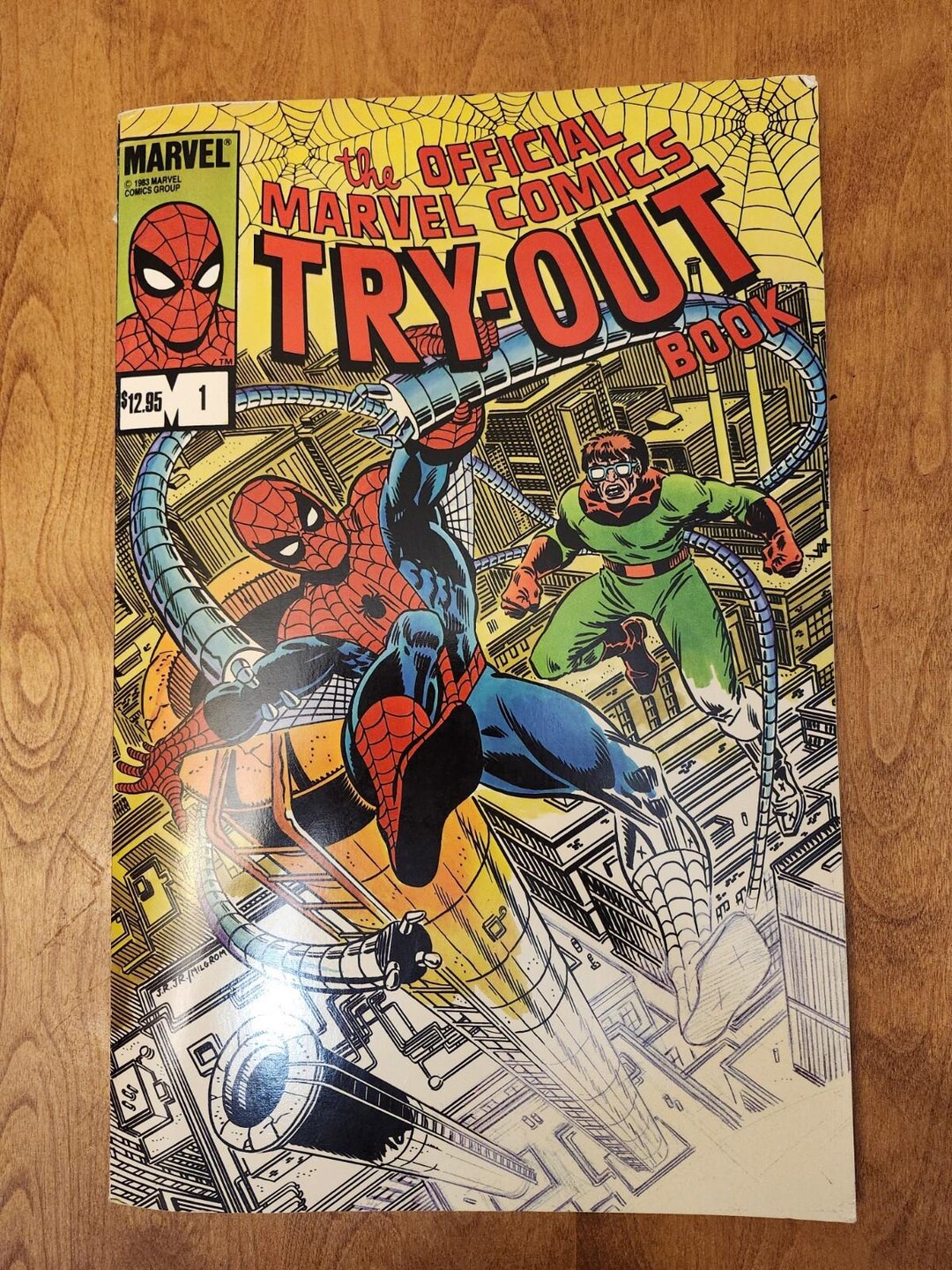 The Official Marvel Comics Try-out Book Spider-man Jim Shooter John ...