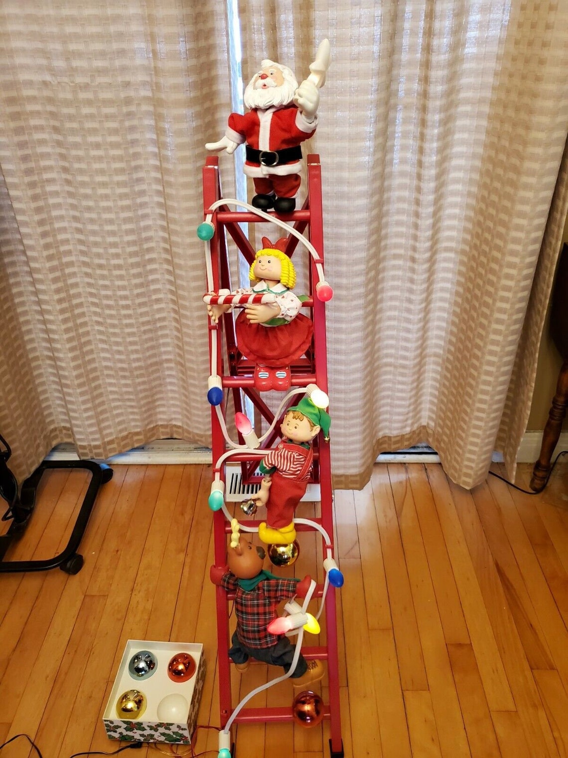 Mr. Christmas Animated Santa's Tree Trimmers in Box Works - Etsy